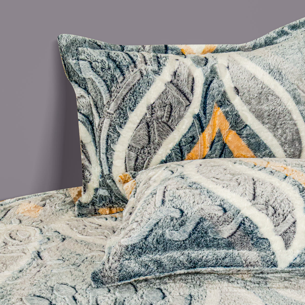 Sizzle Winter Double Bed Sheet- Blue Ocean Drop – Signature Home Official