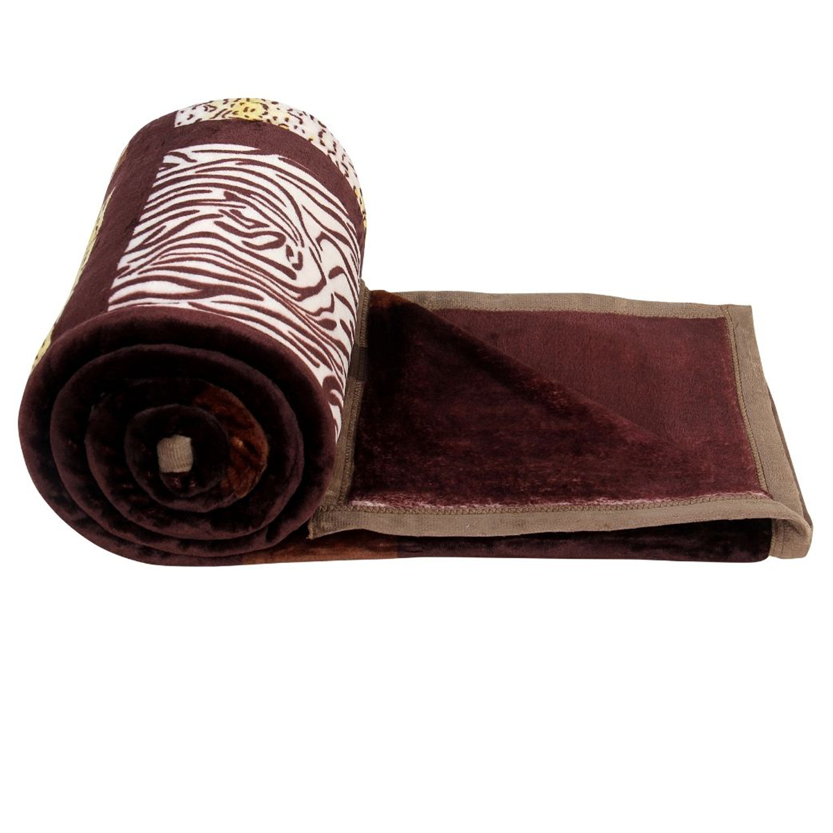 ELANZA FLANNEL- BLACK & DARK BROWN – Signature Home Official